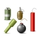 Realistic Bombs, Vectors | GraphicRiver