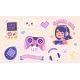 Gamer Girl Colorful Sticker Set, Vectors | GraphicRiver