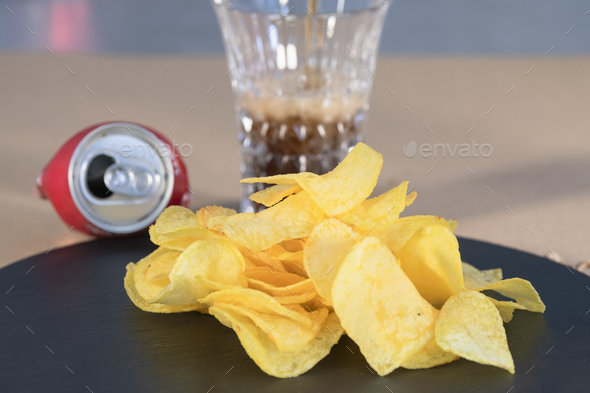 Potato chips soda Images - Search Images on Everypixel