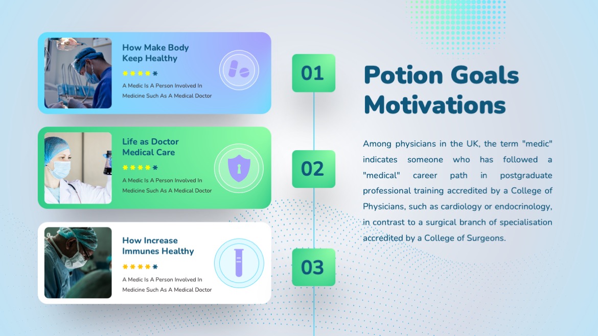 Potions - Medical & Healthcare Keynote Template, Presentation Templates