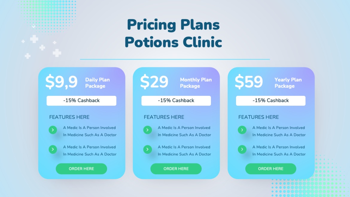 Potions - Medical & Healthcare Powerpoint Template, Presentation Templates