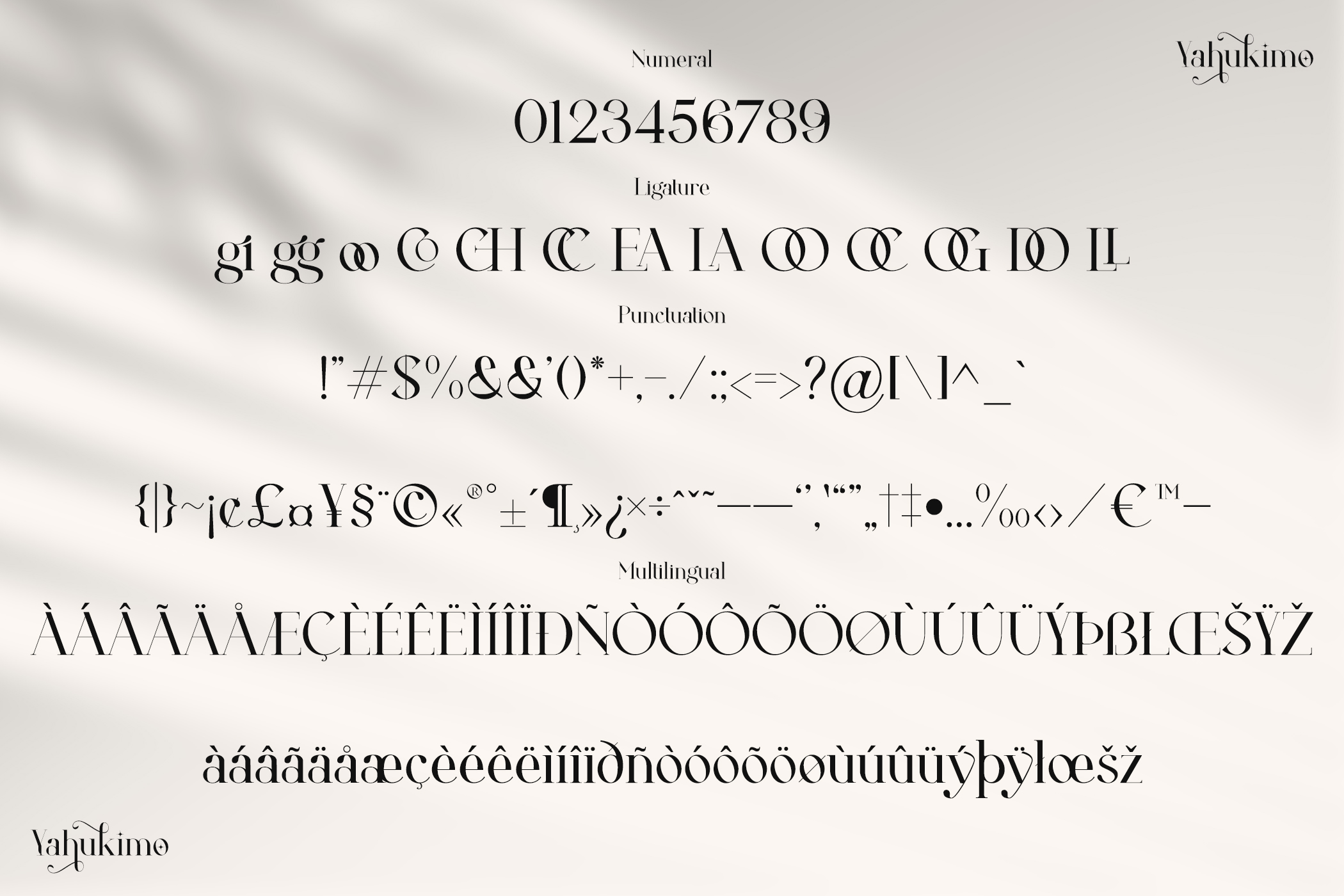 Yahukimo, Fonts | GraphicRiver