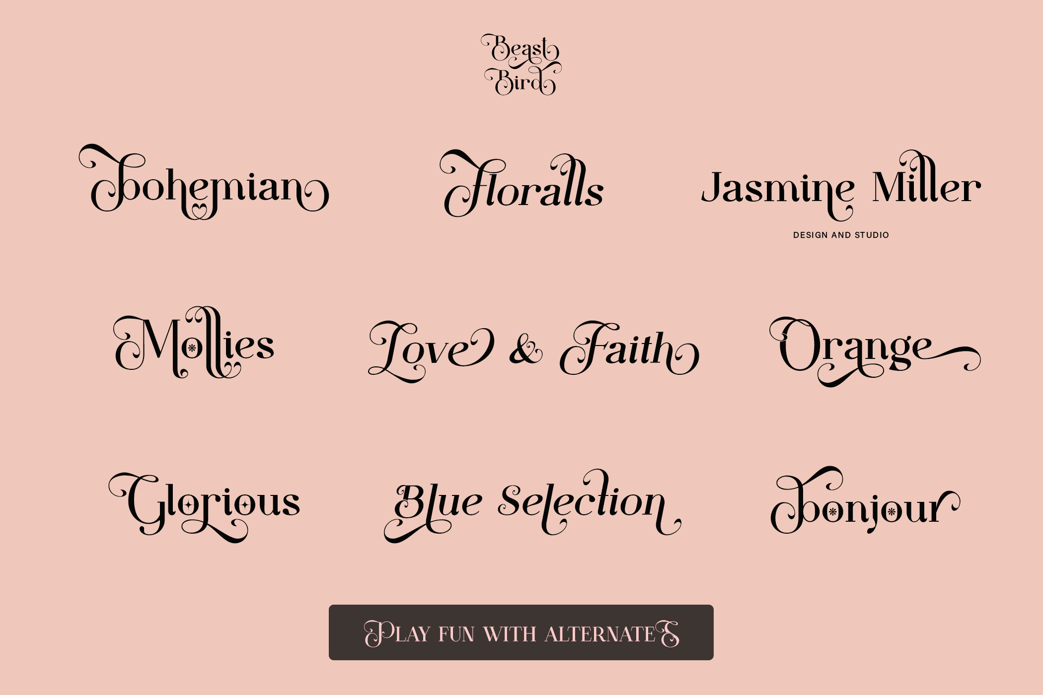 Beast Bird, Fonts | GraphicRiver