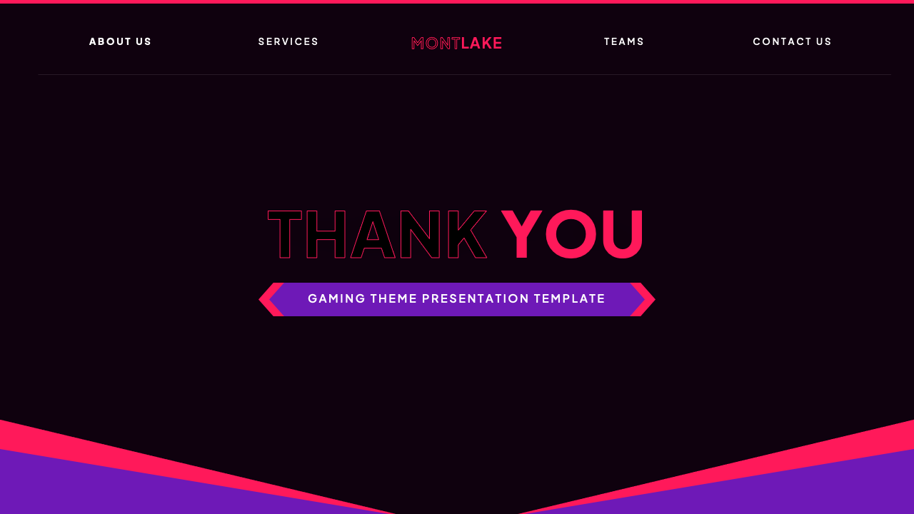 Montlake - Gaming Theme PowerPoint Template, Presentation Templates
