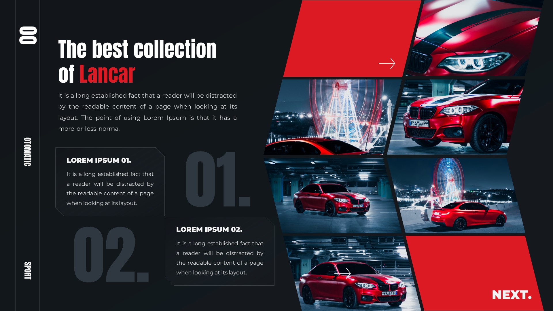 Business Car PowerPoint Presentation Template - Lancar, Presentation ...