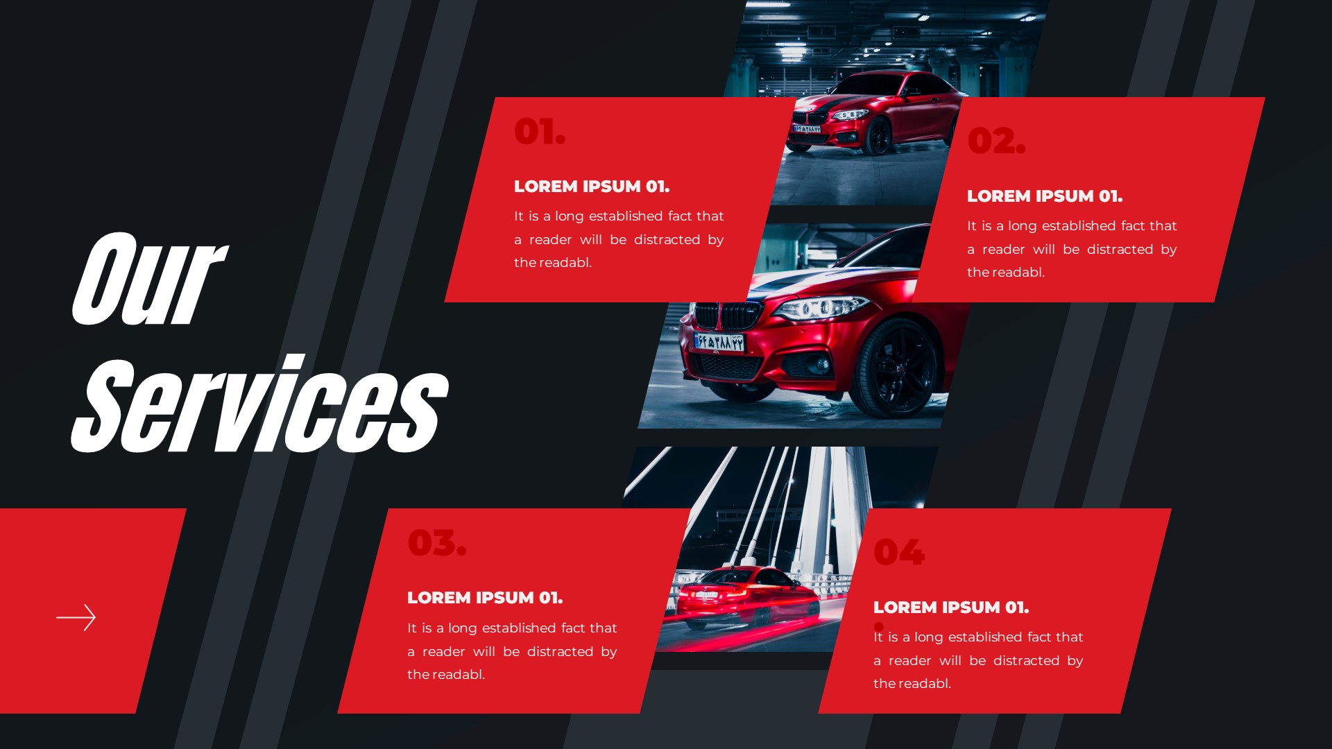 Business Car PowerPoint Presentation Template - Lancar, Presentation ...