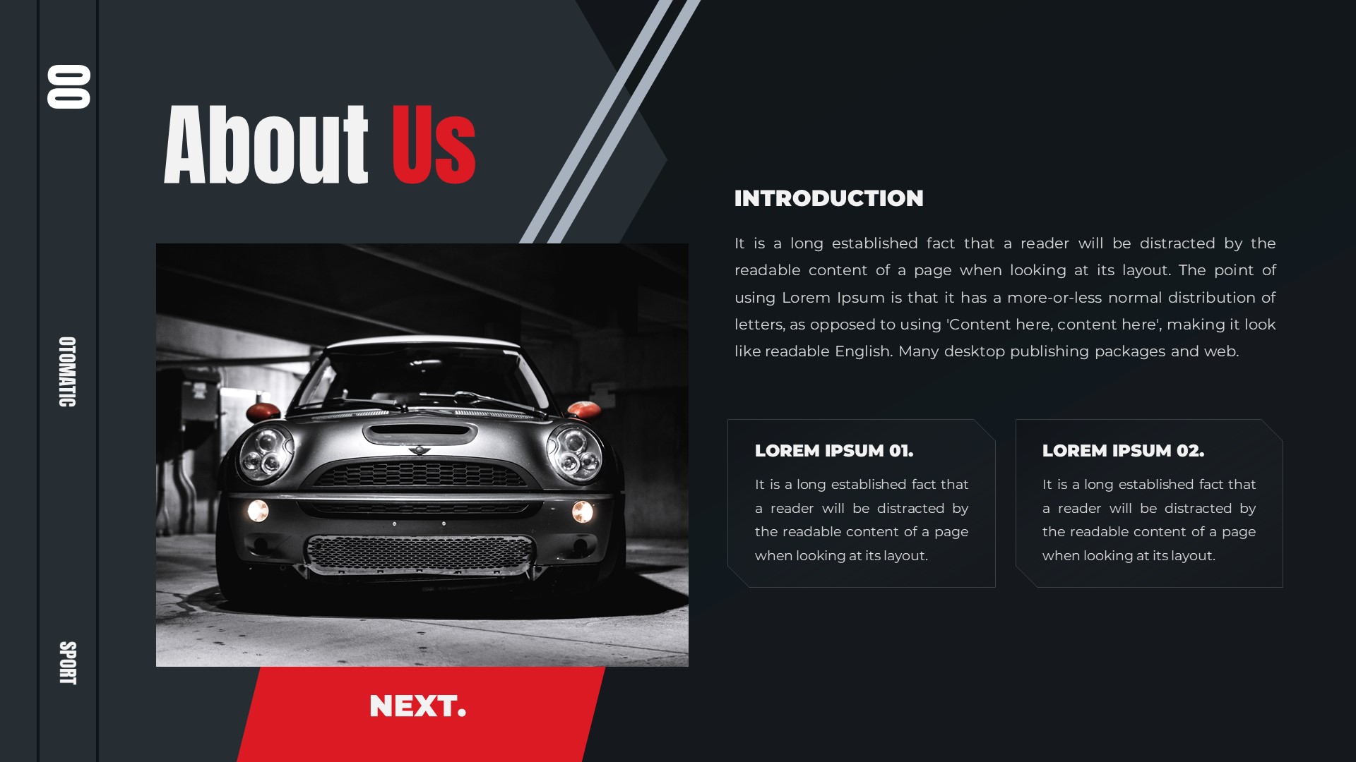 Business Car PowerPoint Presentation Template - Lancar, Presentation ...