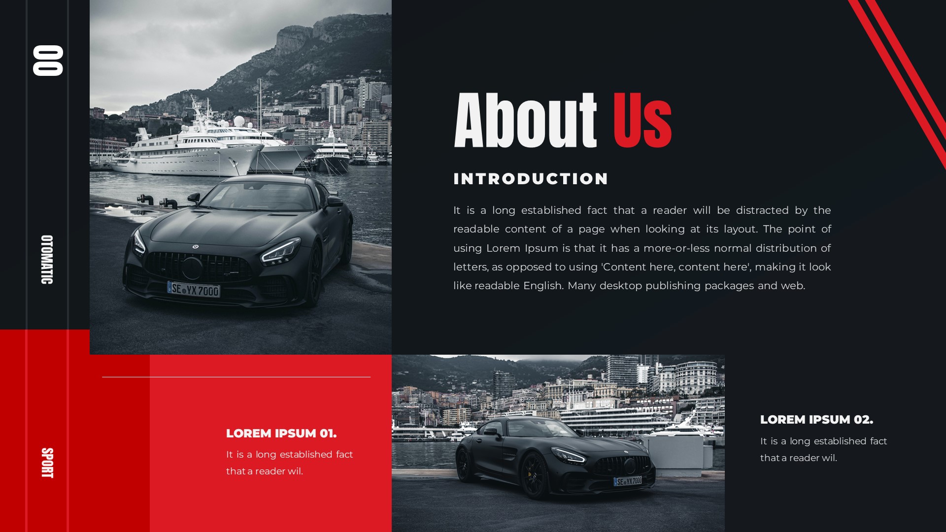 Business Car PowerPoint Presentation Template - Lancar, Presentation ...