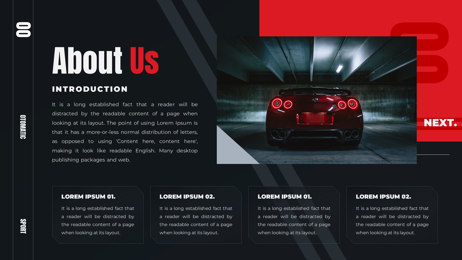 Business Car PowerPoint Presentation Template - Lancar, Presentation ...