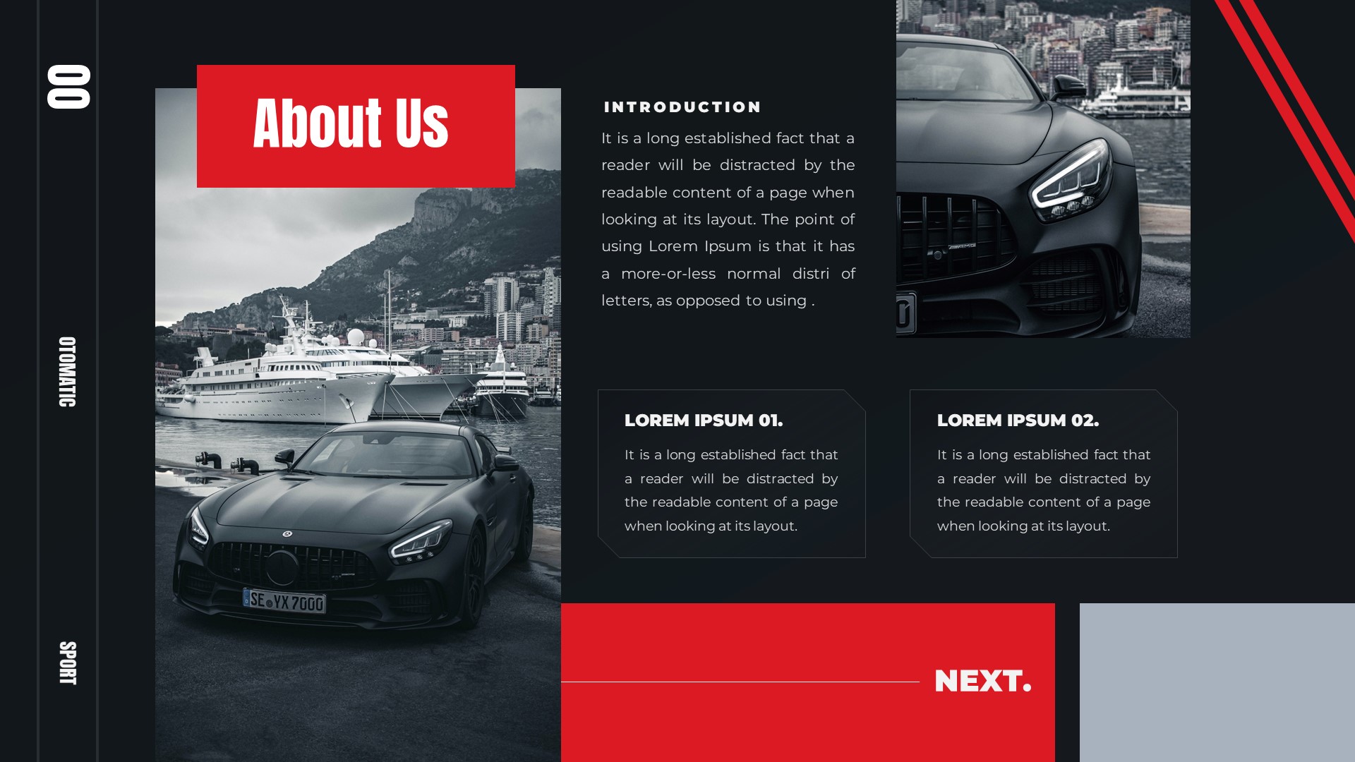 Business Car PowerPoint Presentation Template - Lancar, Presentation ...