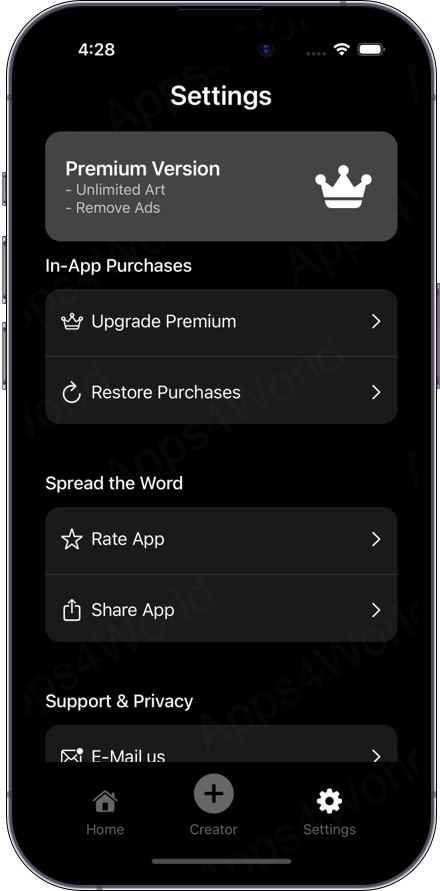 AI Art Generator - SwiftUI Art Generator Source Code by Apps4World