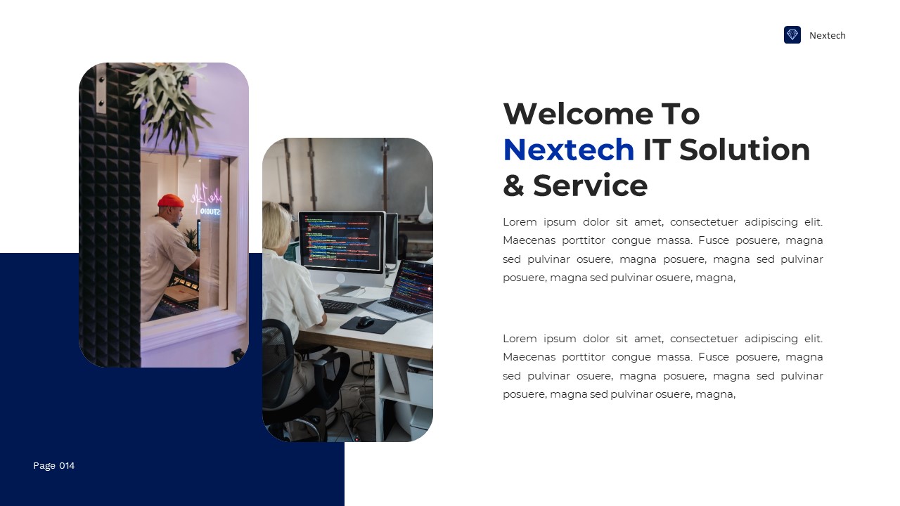 Nextech Technology Powerpoint Template, Presentation Templates ...