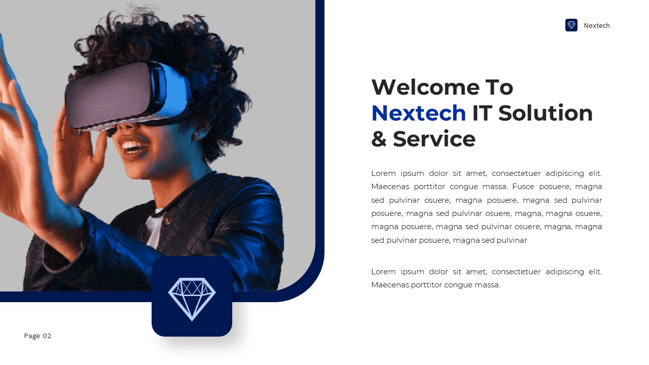 Nextech Technology Powerpoint Template, Presentation Templates ...