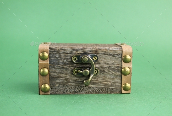 treasure chest with green background Stock Photo by fauziEv8 | PhotoDune