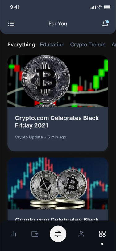 CryptoU - Cryptocurrency App Flutter UI Kit by UnikAppsLight | CodeCanyon