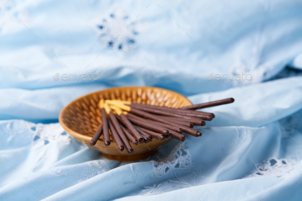 Pocky, chocolate covered cookie stick, popular Japanese candy. Stock ...