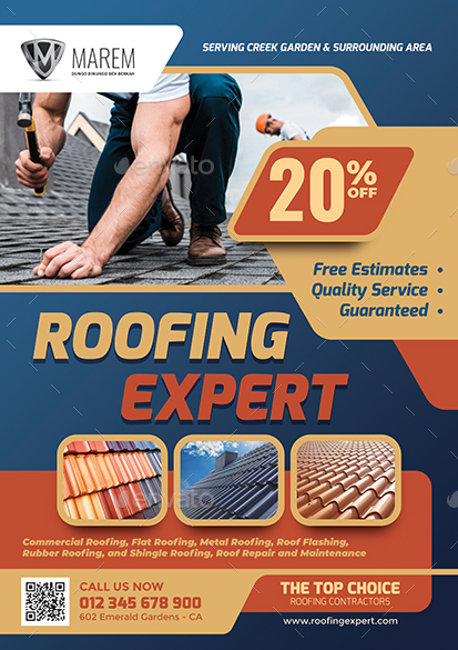 Roofing, Print Templates | GraphicRiver