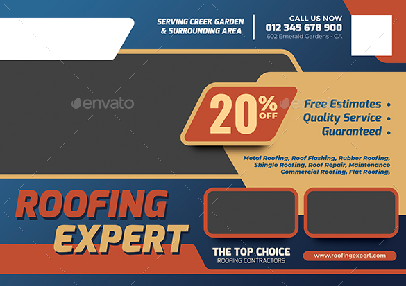 Roofing, Print Templates | GraphicRiver