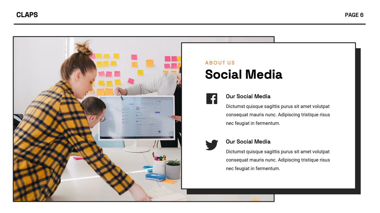 Claps - Mobile Proposal PowerPoint Template, Presentation Templates