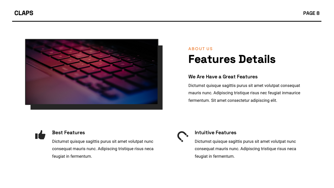Claps - Mobile Proposal PowerPoint Template, Presentation Templates