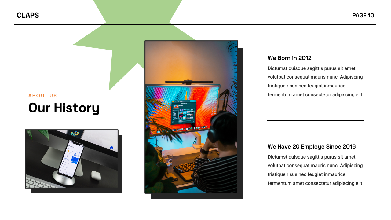 Claps - Mobile Proposal PowerPoint Template, Presentation Templates