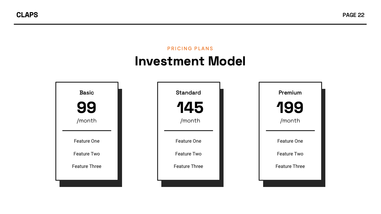 Claps - Mobile Proposal PowerPoint Template, Presentation Templates