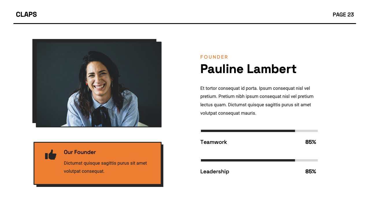 Claps - Mobile Proposal PowerPoint Template, Presentation Templates