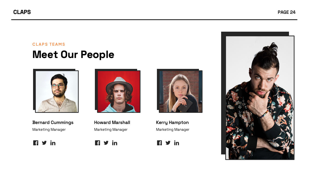 Claps - Mobile Proposal PowerPoint Template, Presentation Templates