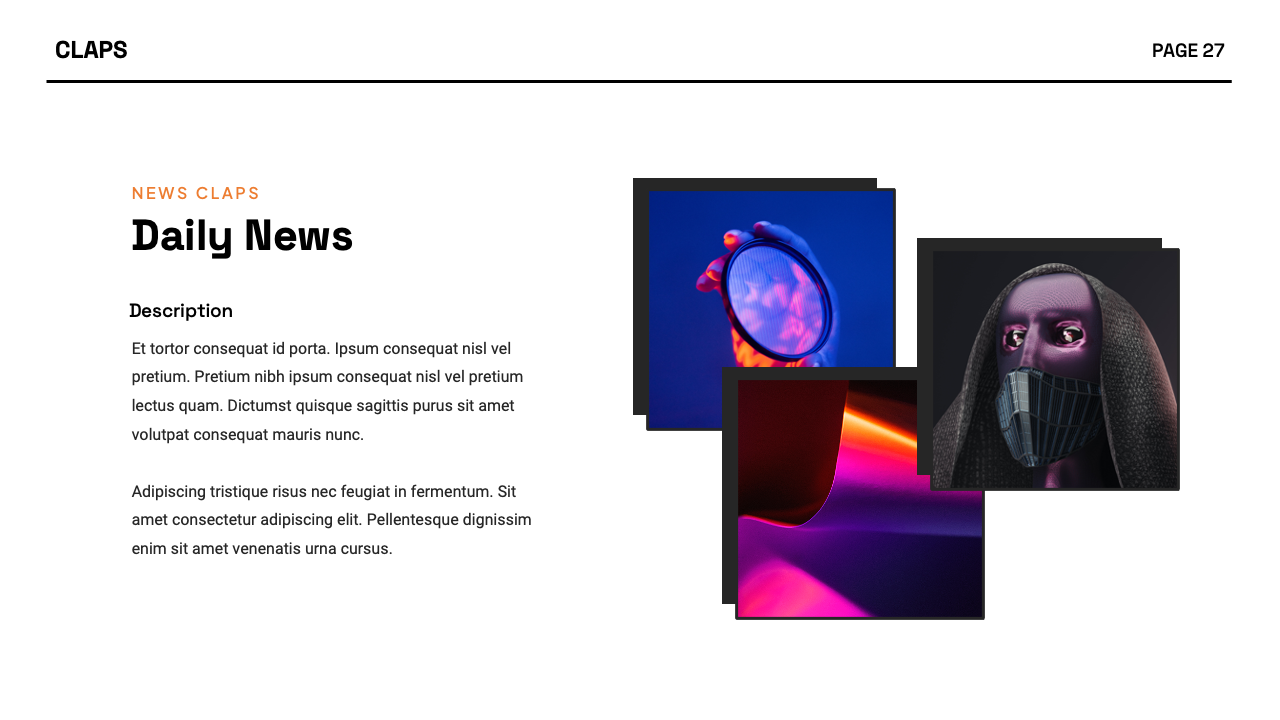 Claps - Mobile Proposal PowerPoint Template, Presentation Templates