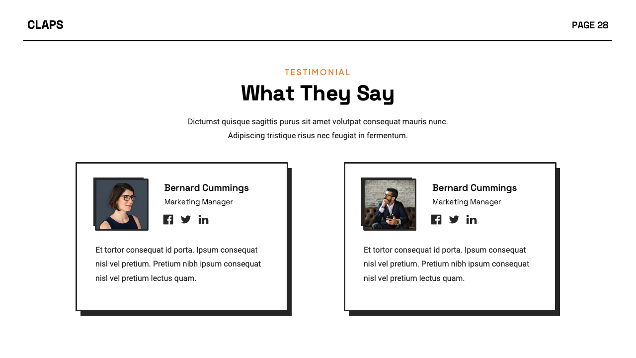 Claps - Mobile Proposal PowerPoint Template, Presentation Templates