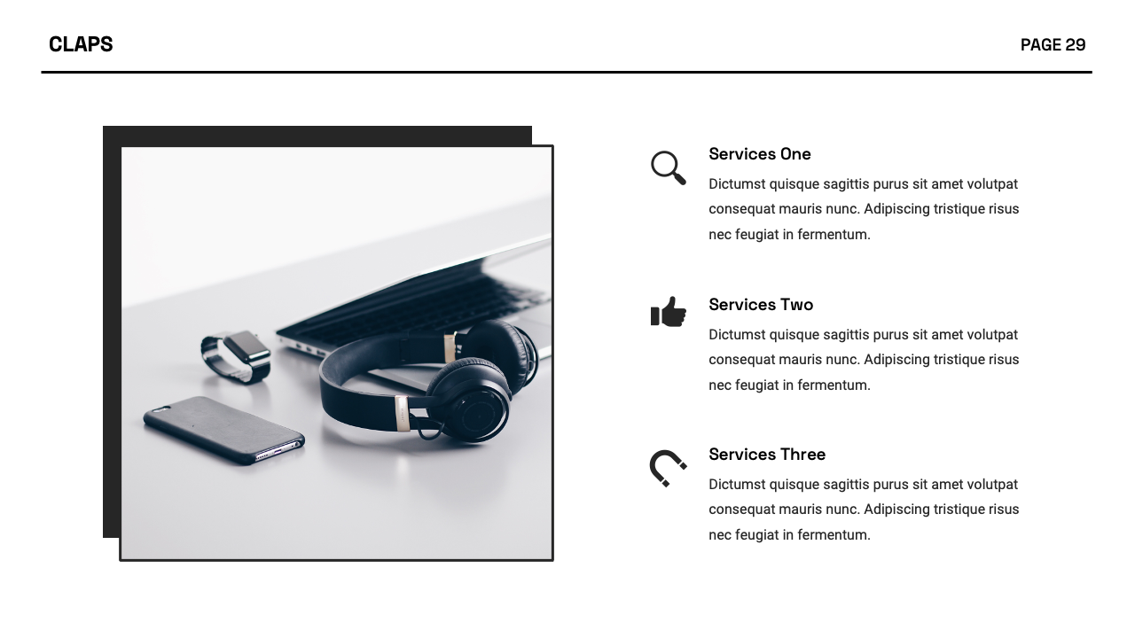 Claps - Mobile Proposal PowerPoint Template, Presentation Templates
