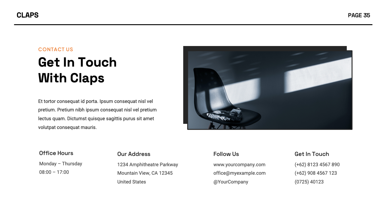 Claps - Mobile Proposal PowerPoint Template, Presentation Templates