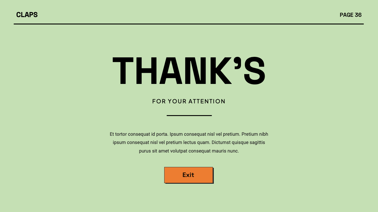 Claps - Mobile Proposal PowerPoint Template, Presentation Templates