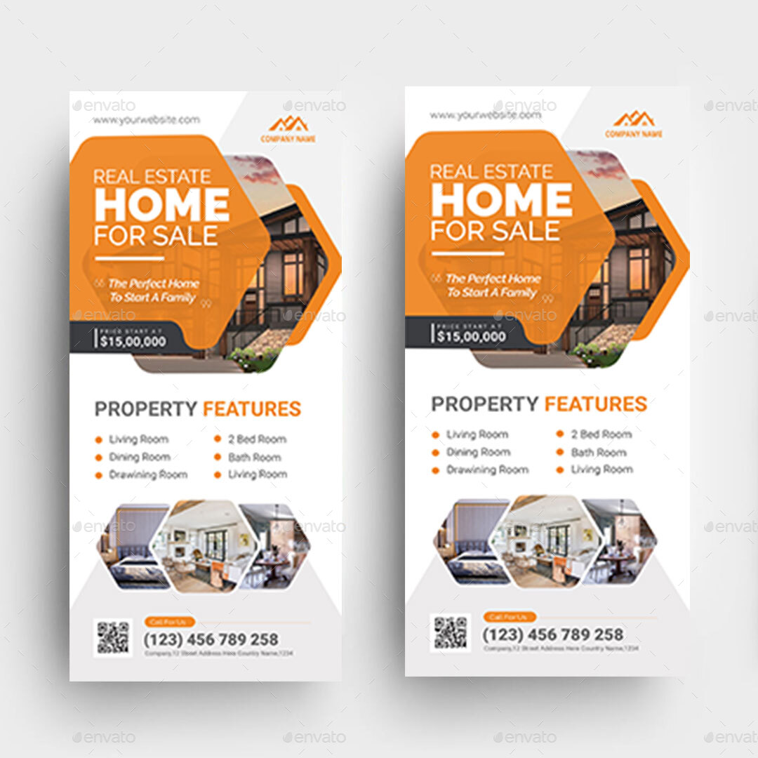 Real Estate Rack Card, Print Templates | GraphicRiver