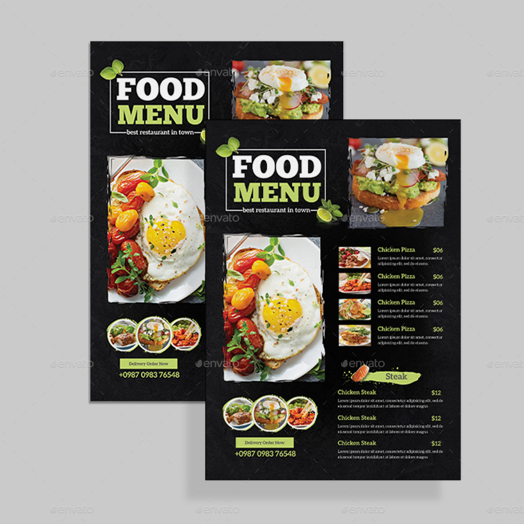 Food Menu Bundle Template, Print Templates | GraphicRiver