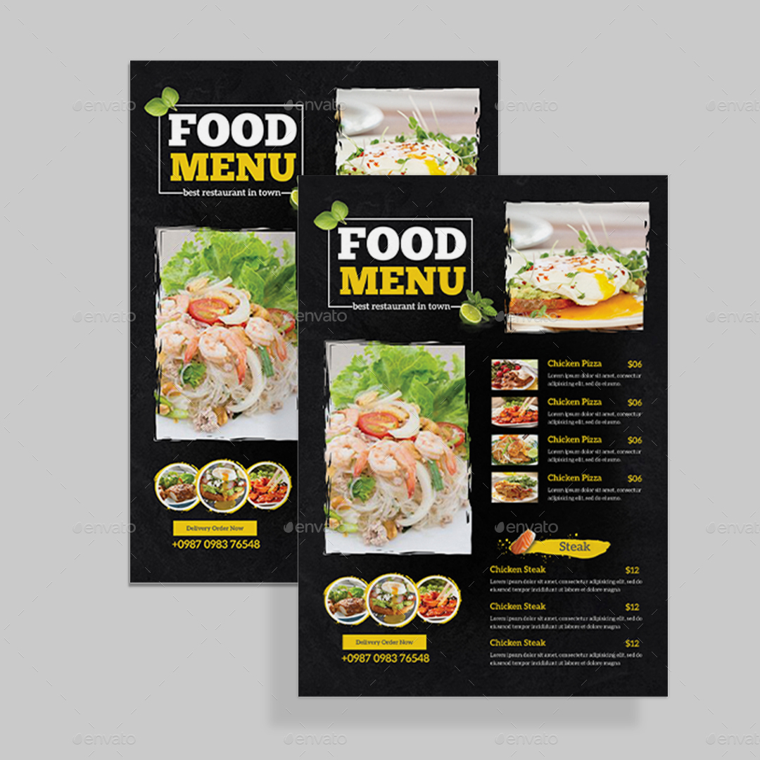 Food Menu Bundle Template, Print Templates | GraphicRiver