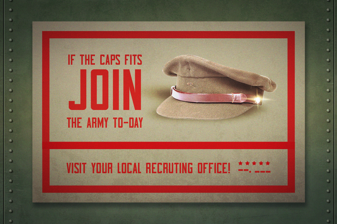 Bootcamp Vintage Military Font with Morsecode Variant, Fonts | GraphicRiver