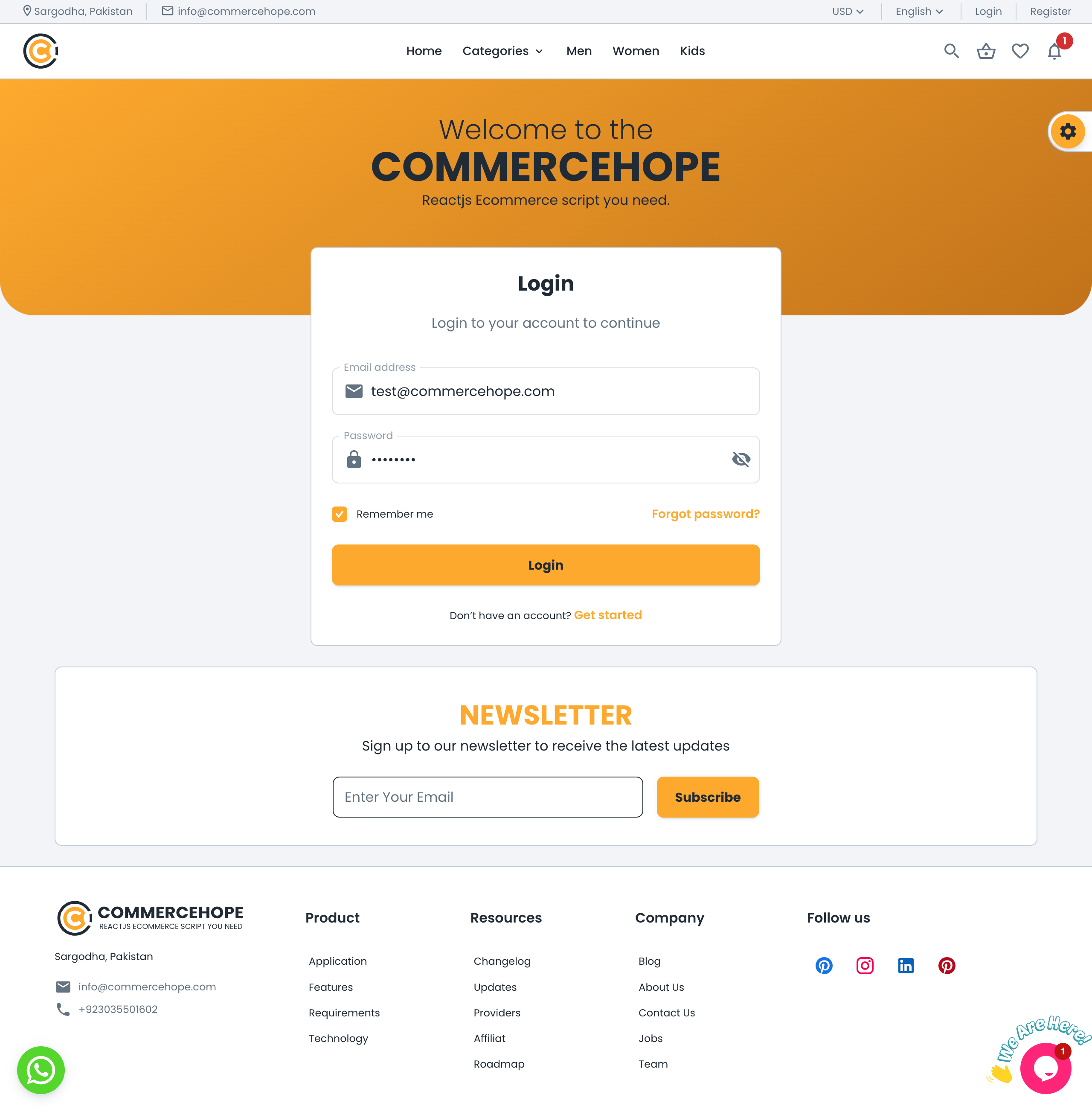 CommerceHope - A High-Performance Ecommerce Shopping Cart System in ...