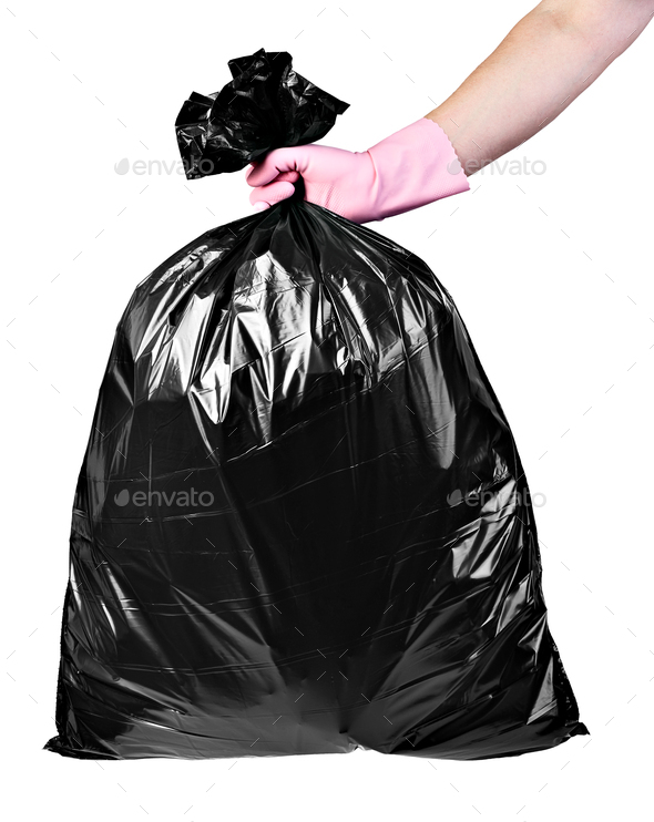 plastic bag trash waste enviroment garbage pollution Stock Photo by dvatri