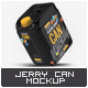 Plastic Jerry Can Mock-Up, Graphics | GraphicRiver