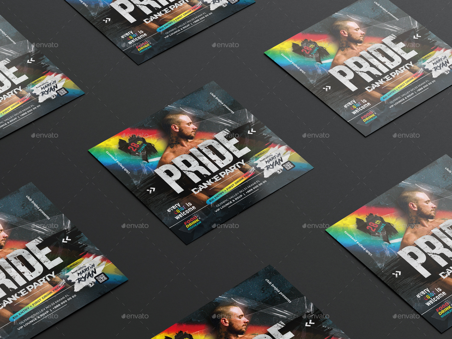 Pride LGBT Party Flyer, Print Templates | GraphicRiver