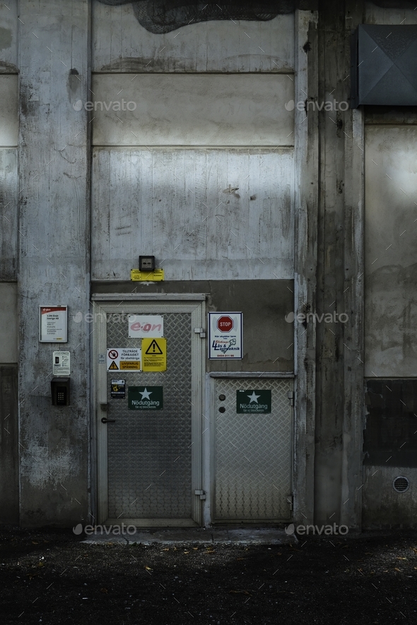 Doors of an electrical substation Stock Photo by wirestock | PhotoDune