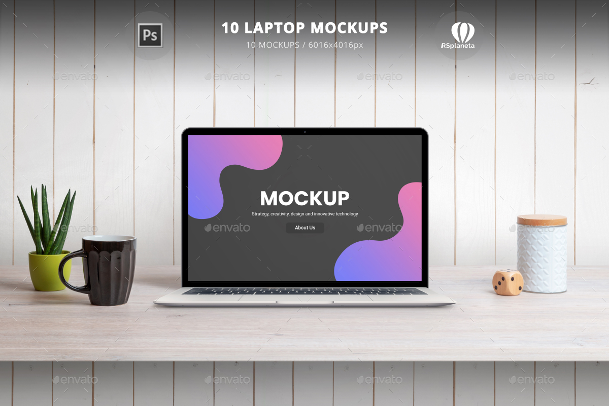 10 Laptop Mockups, Graphics | GraphicRiver