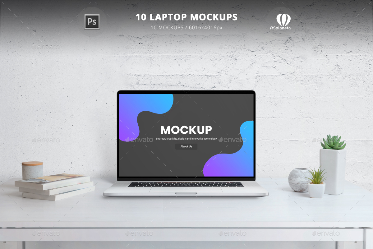 10 Laptop Mockups, Graphics | GraphicRiver