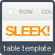 Sleek! Table Template, Web Elements | GraphicRiver