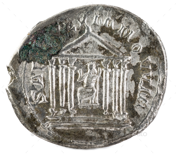 Ancient Roman silver coin of Philip I. Stock Photo by wirestock | PhotoDune