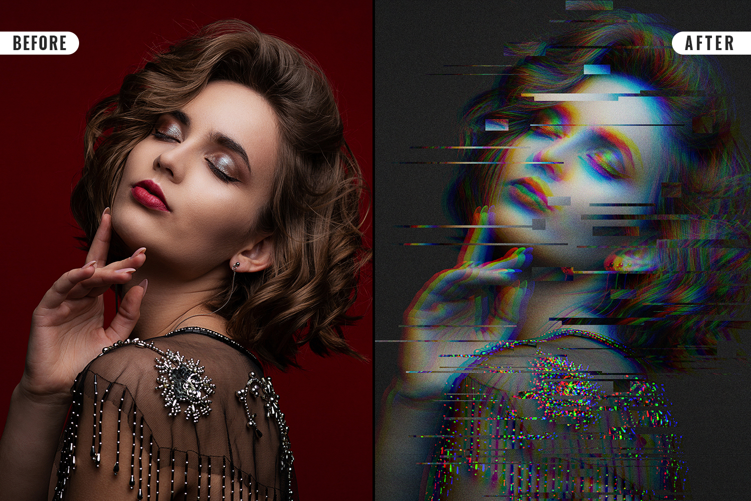 Glitch Photo Effect by nmc2010 | GraphicRiver