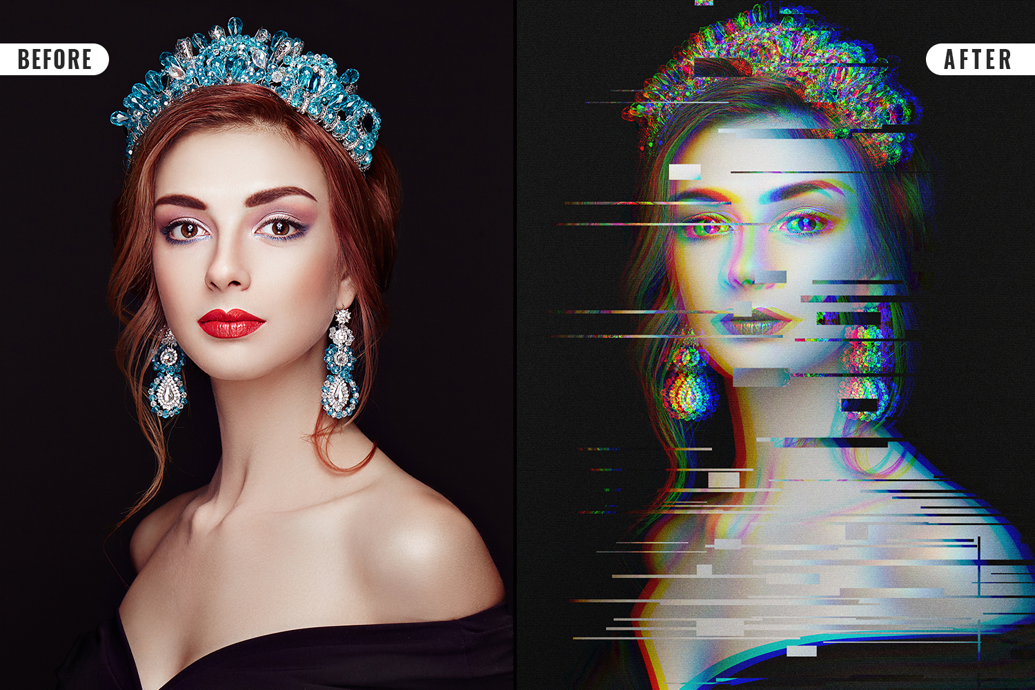 Glitch Photo Effect by nmc2010 | GraphicRiver