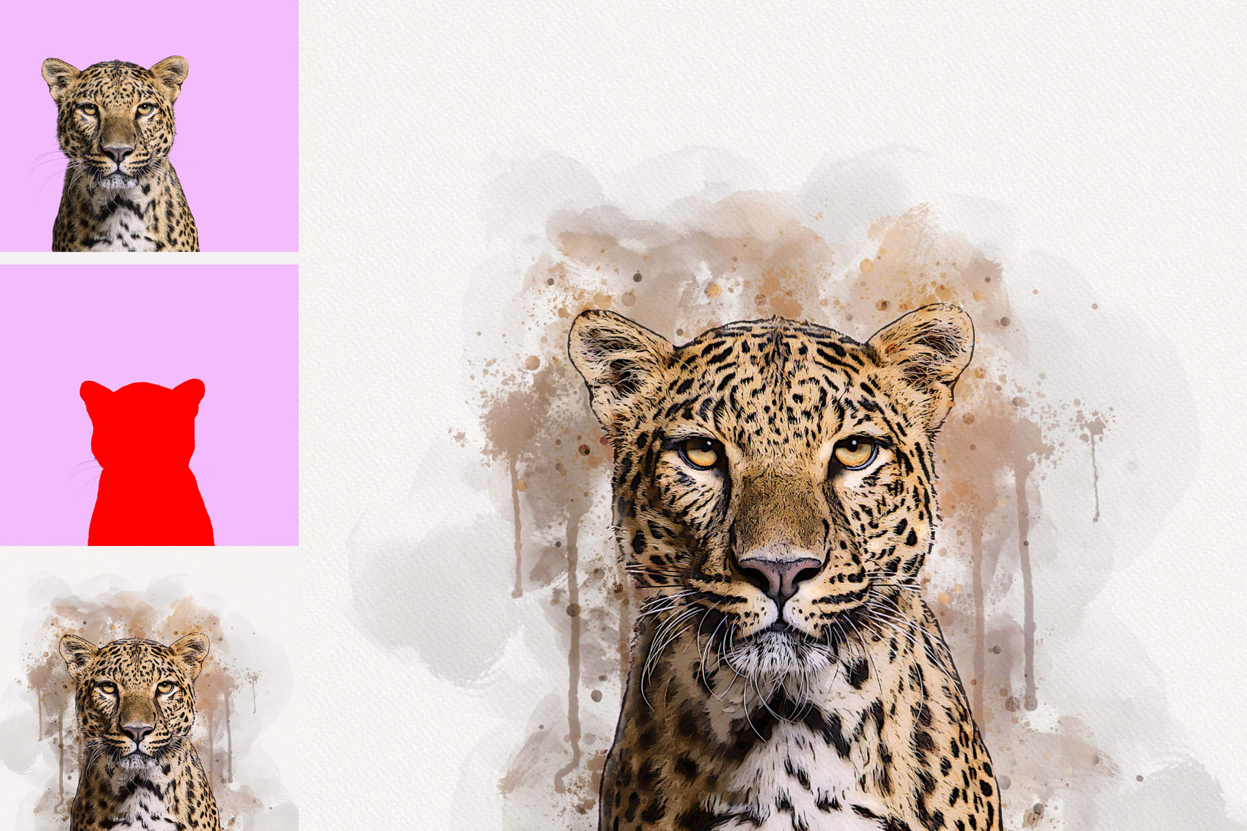 Animal Art Photo Effect Photoshop Actions, Add-ons | GraphicRiver