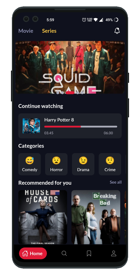 Movie App | Web Series App | Online Video Streaming App | OTT App ...